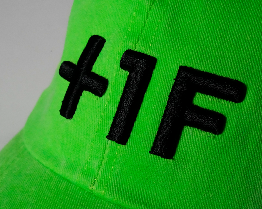 LOGO CAP / NEON GREEN – +1F